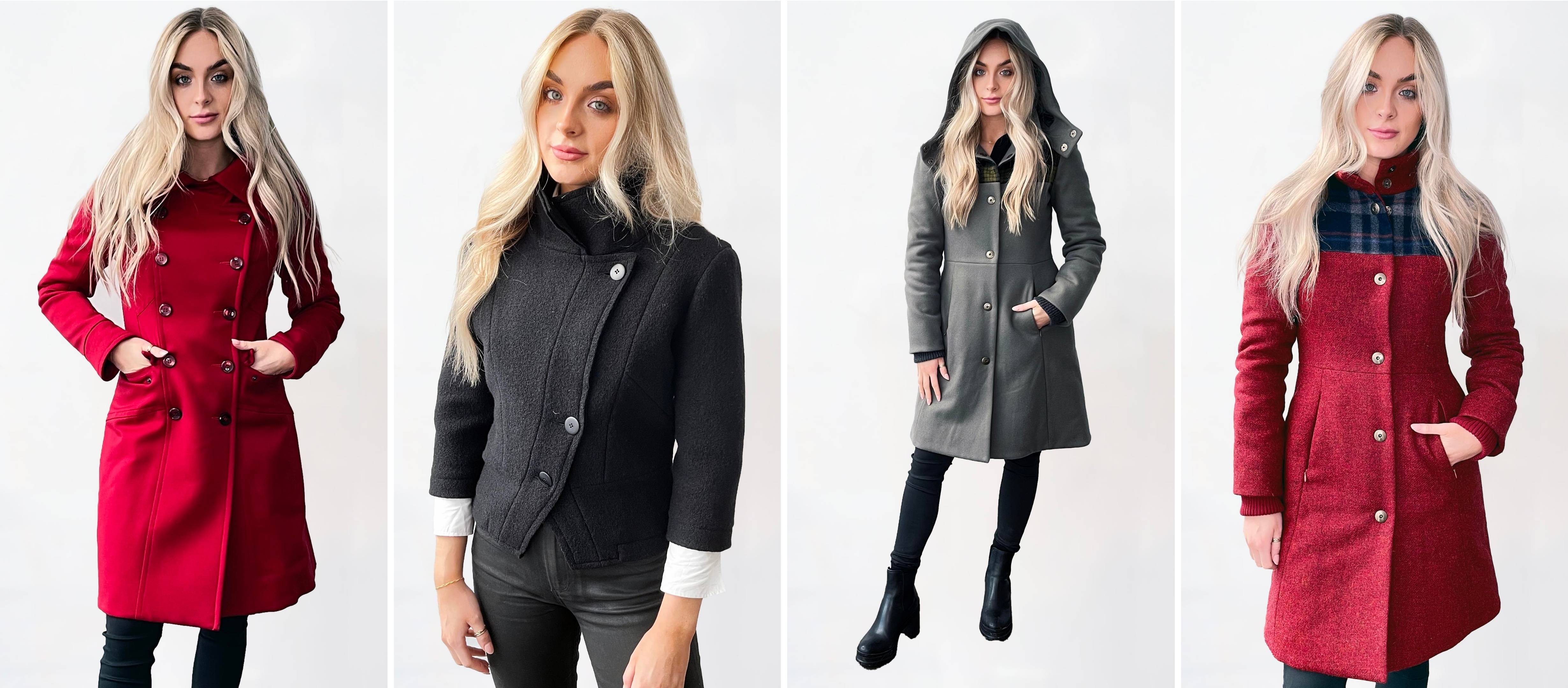 Sustainable Wool Coats - Womenswear - Beira