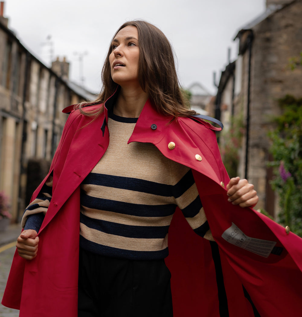 Nadia in Ruby - Women's Luxury Cape - Beira